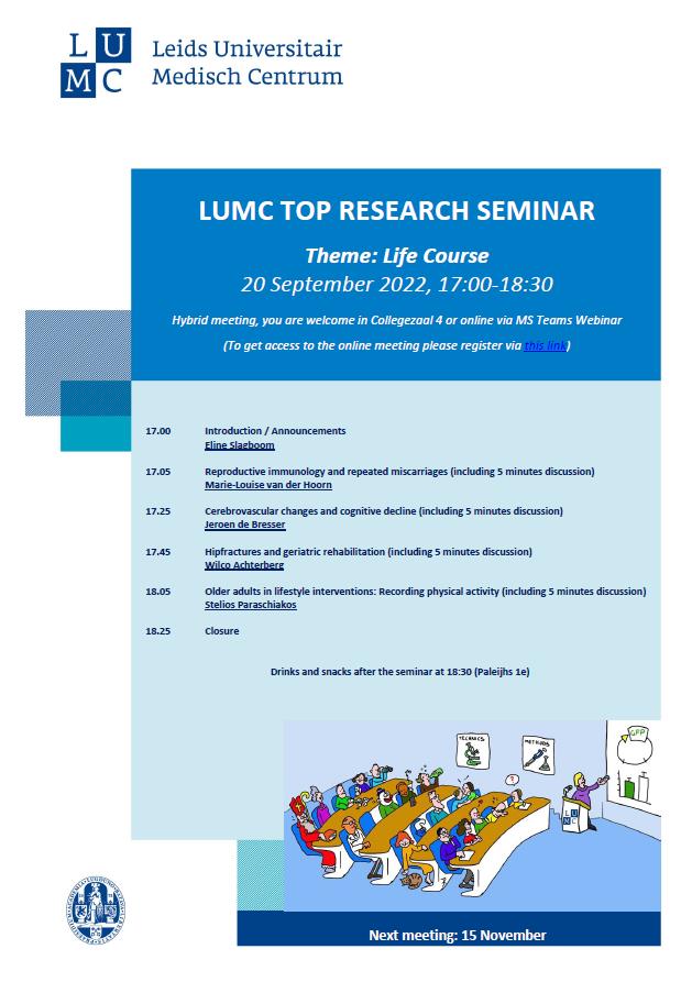 LUMC Top research seminar: Theme LEGend | LEGend